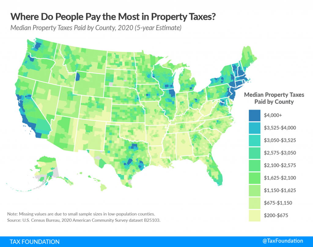The Highest Property Taxes in America - Your Survival Guy